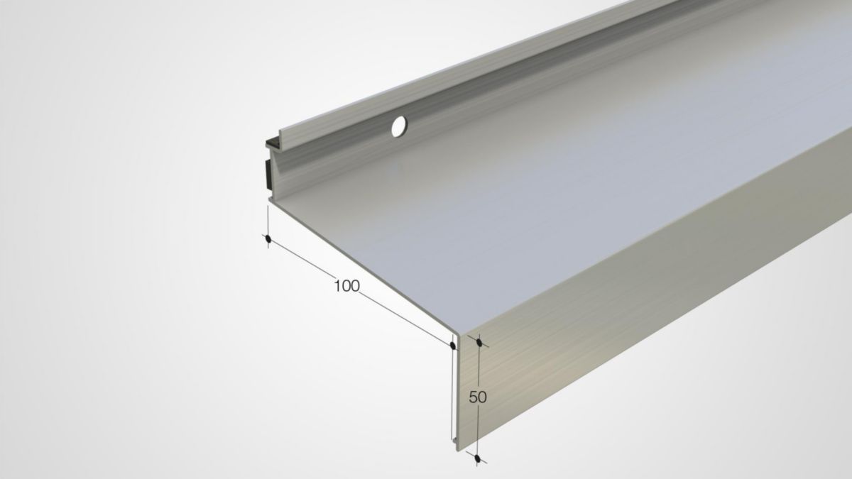 DANI ALU - Bande de solin Solinet 100/50 longueur 3,00m DANI ALU | SFIC