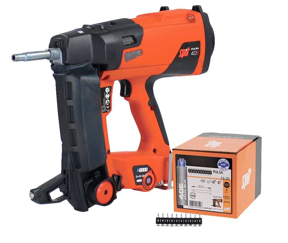 SPIT - Lot Pulsa 40P+ + 2500 clous C6-20 Réf. 019324 | SFIC