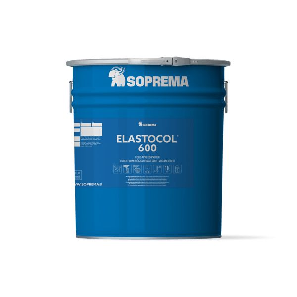 SOPREMA - Enduits imprégnation à froid bitume Elastocol 600 bidon de 1 litre | SFIC