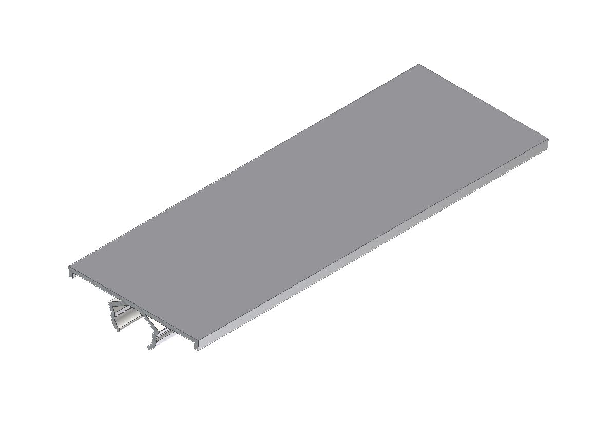 CLIPPER CORAMINE - Couvre joint plat i7 37 mm noir 3,05 m | SFIC