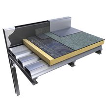 ROCKWOOL - Panneau isolant revêtu en laine de roche Rockacier B soudable 40mm 1,2x1m - R = 1,00 ...