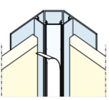 PROTEKTOR - Led profilé d'angle intérieur longueur : 2 m réf : 6542 (Carton de 4 pièces) | SFIC