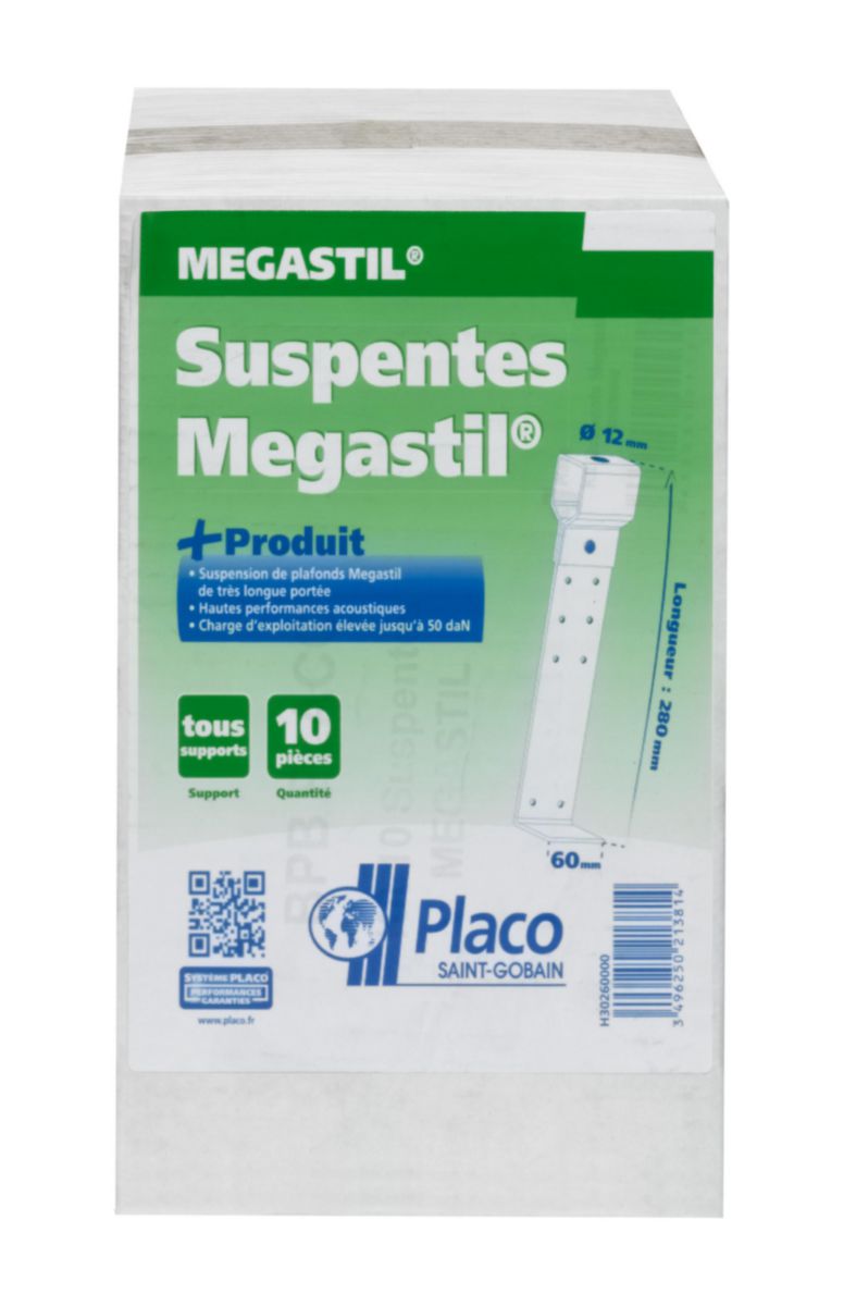 PLACO - Suspente Megastil boîte de 10 H30260000 | SFIC