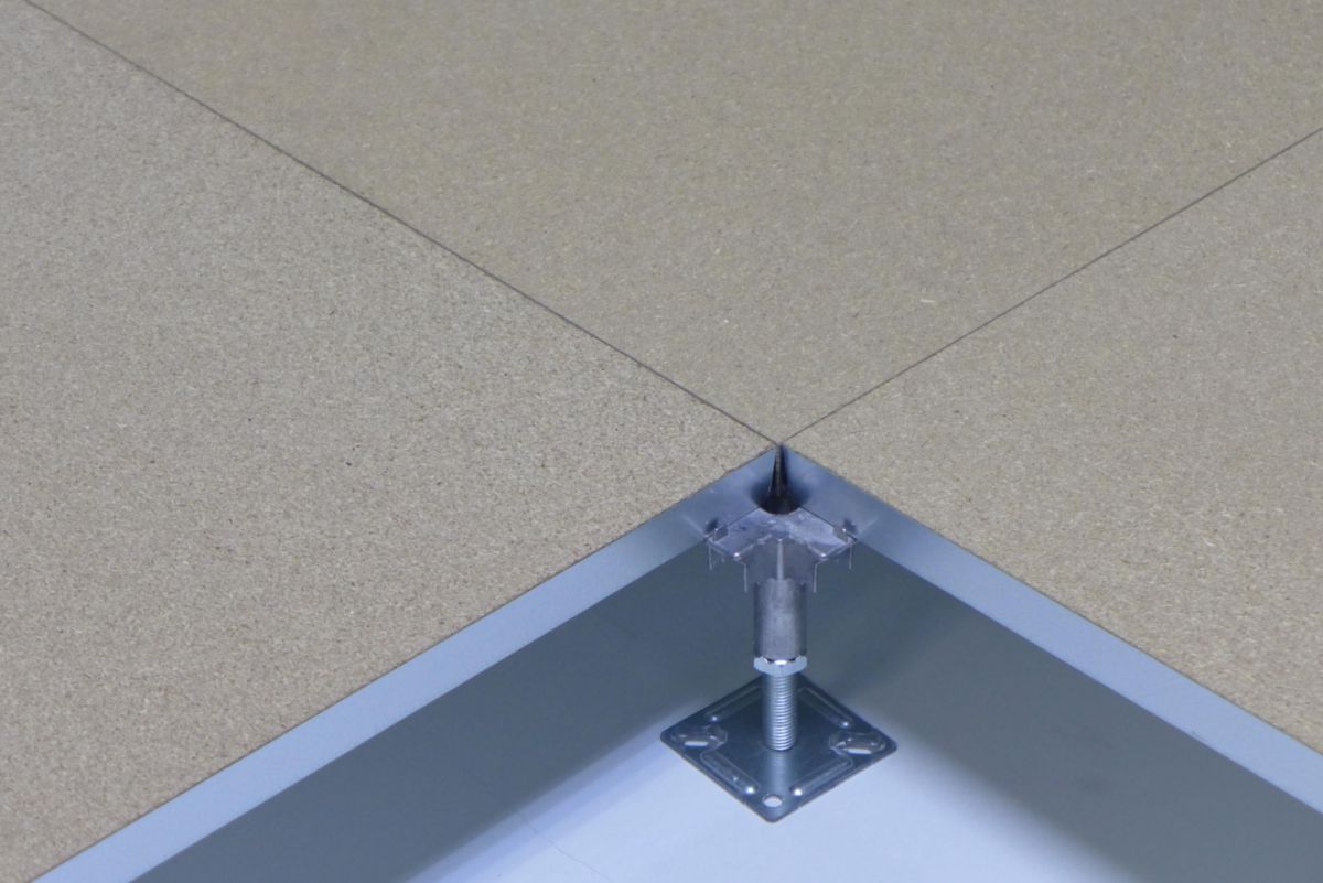 GAMMA - Dalle de plancher technique BUROBOX aggloméré dans bac acier ...