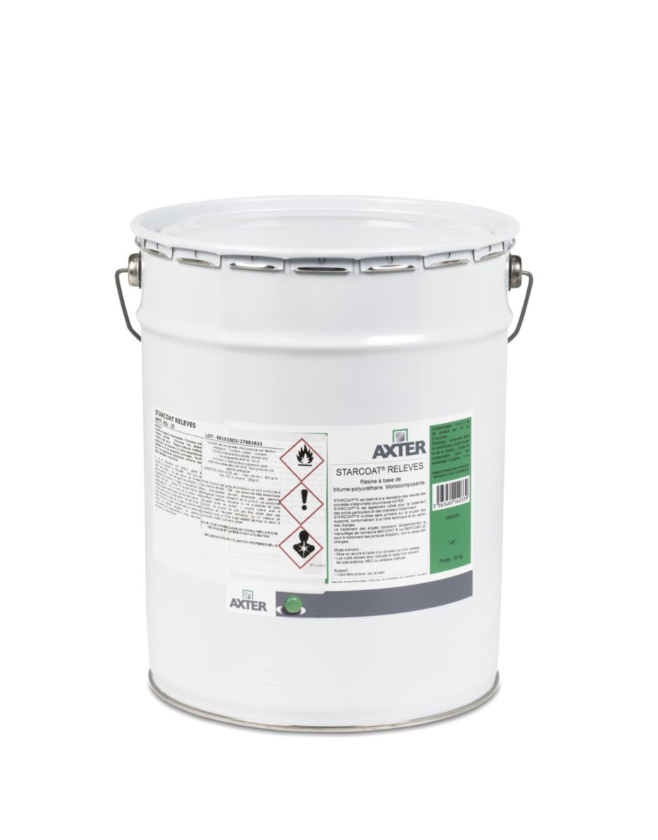 AXTER - Starcoat Relevés Bidon 20 kg (Raine Bitume Pu) Réf. 1962020 | SFIC