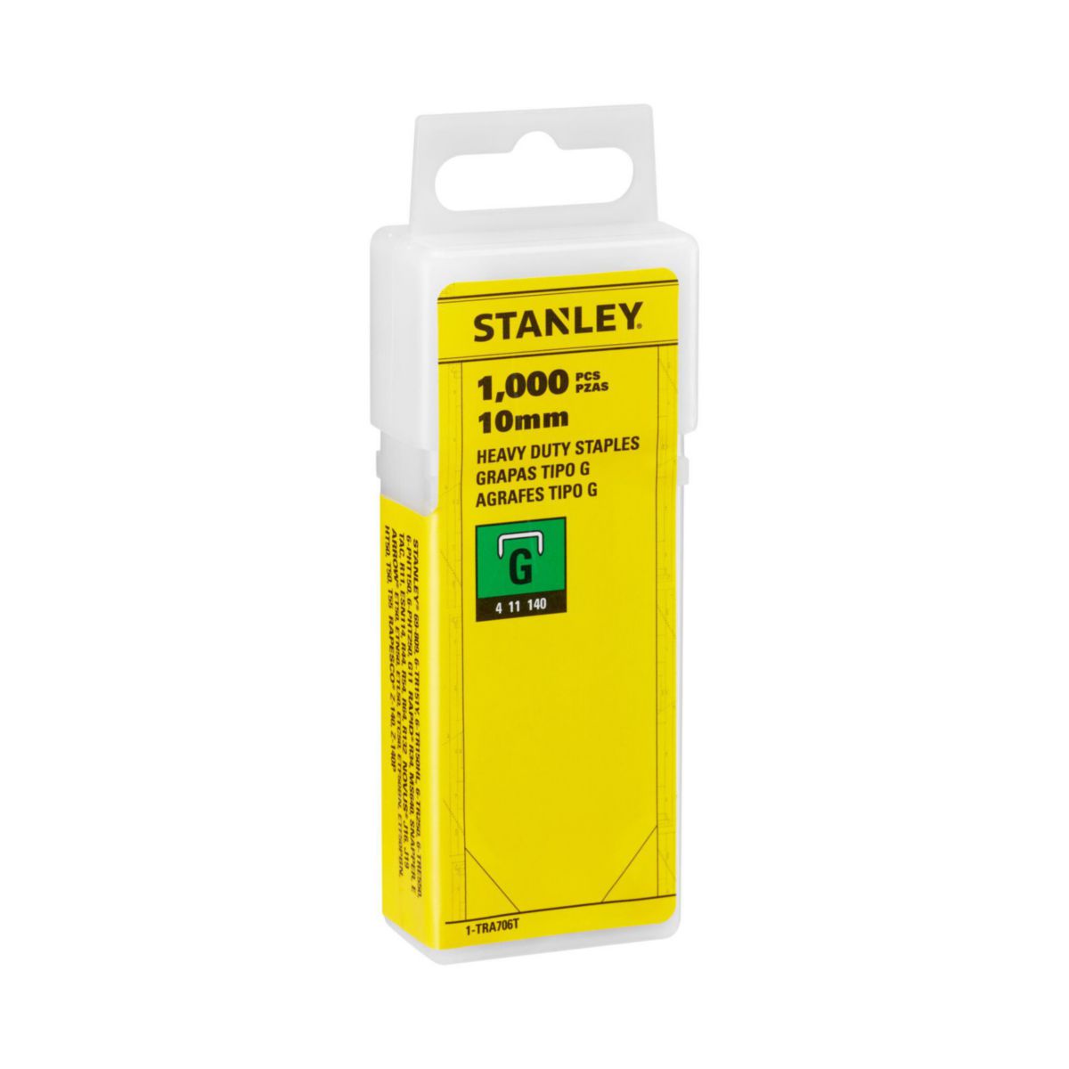 STANLEY - Agrafe 10mm type G pour TR250 boîte de 1000 (compatible ...