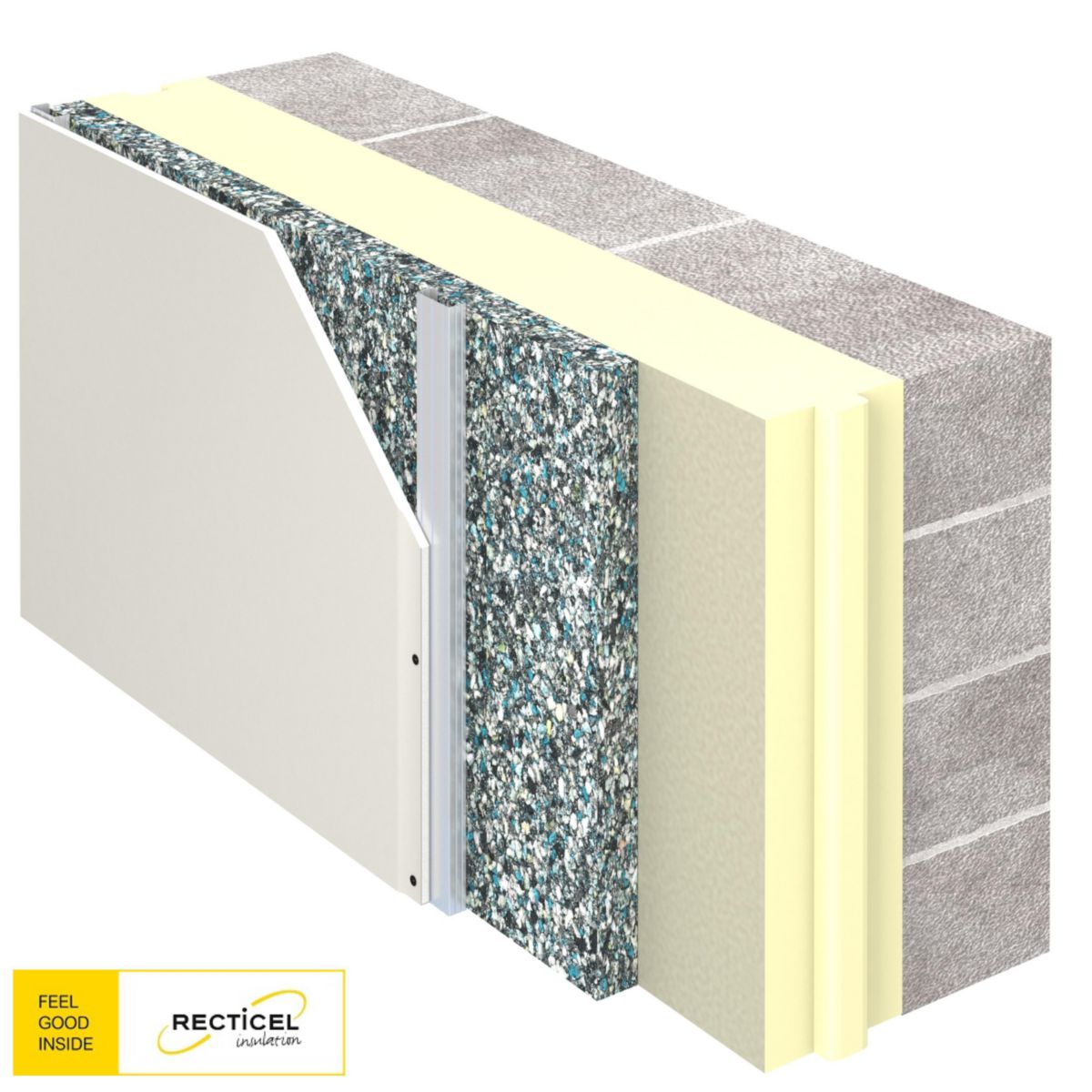 RECTICEL - Panneau isolant Silentwall 40 mm 2 500 x 600 bd réf ...